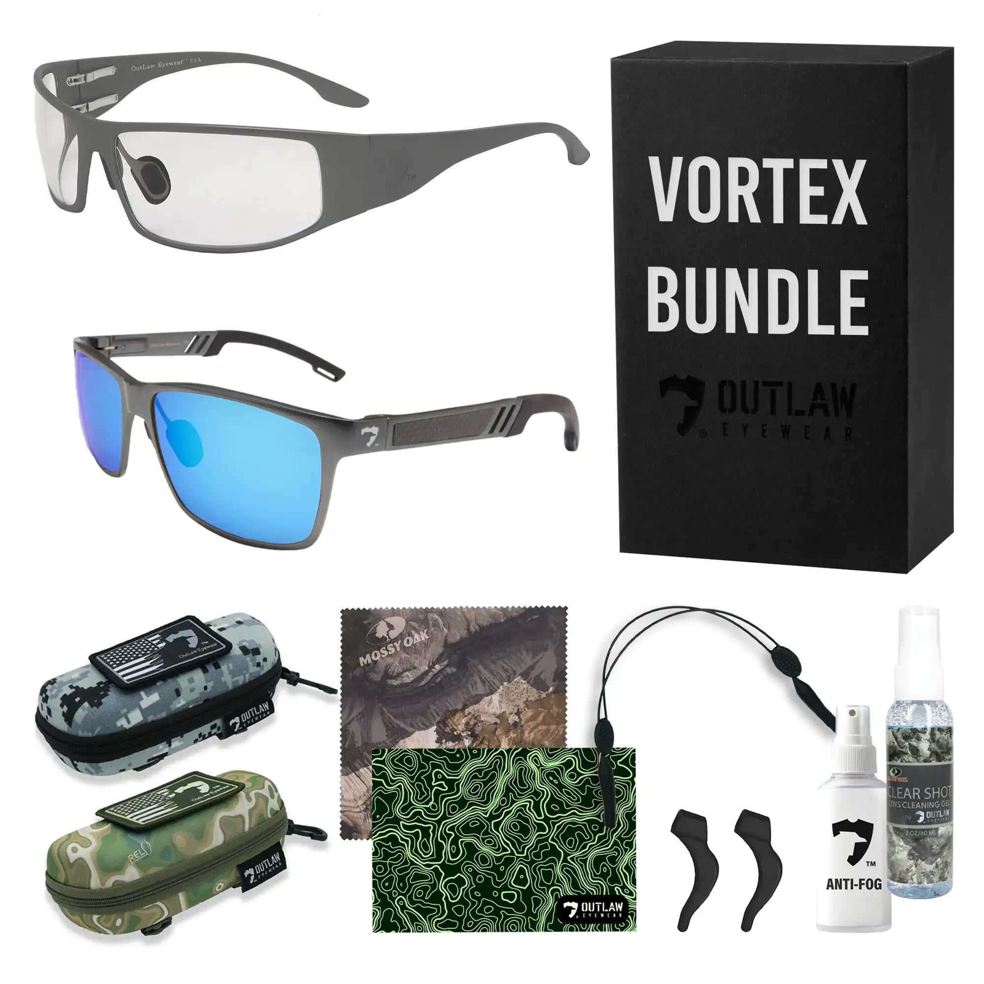 Fugitive TAC Sig Gray Vortex Box Bundle - OUTLAW EYEWEAR – OutLaw Eyewear