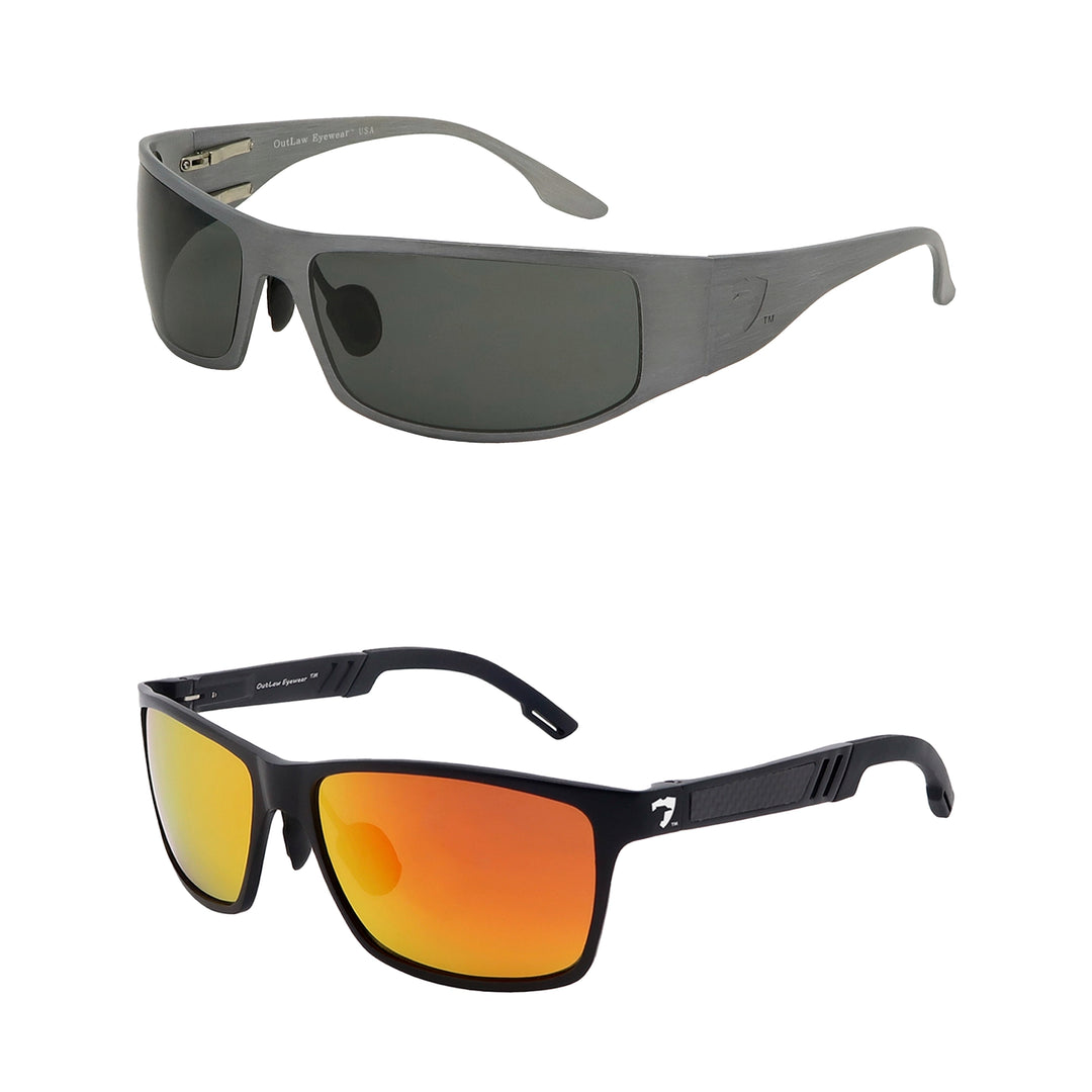 Fugitive TAC Brushed GunMetal Vortex Box Bundle – OutLaw Eyewear